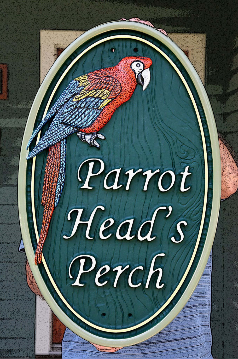 Parrot Head’s Perch sign photo | Classic Doors